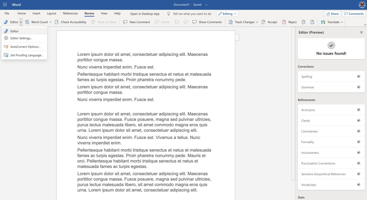 Exploring the new Microsoft Editor – Upskill Tech